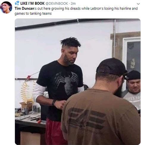 Tim Duncan S New Hairdo Has The Internet Comparing Him To Savage The Nutty Professor Character