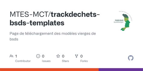 Github Mtes Mcttrackdechets Bsds Templates Page De Téléchargement