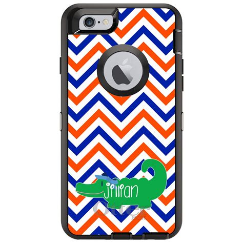 Custom Otterbox Defender Case For Apple Iphone Or Samsung Galaxy Personalized Monogram Blue