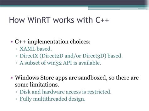 ppt effective winrt with c powerpoint presentation free download