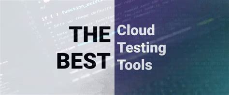 best cloud testing tools