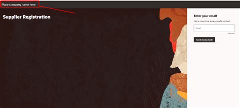 How To Add Company Logo In Supplier Registration Redwood Ui — Cloud Customer Connect