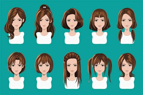 Avatar With Some Hair Cut Style 18922977 Vector Art At Vecteezy