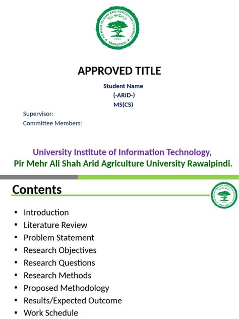 Ppt Mscs Synopsis Template 2024 Pdf Methodology Science