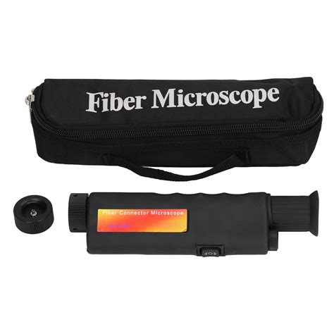 Fiber Optic Inspection Microscope 200x Waterproof Dust Proof Handheld