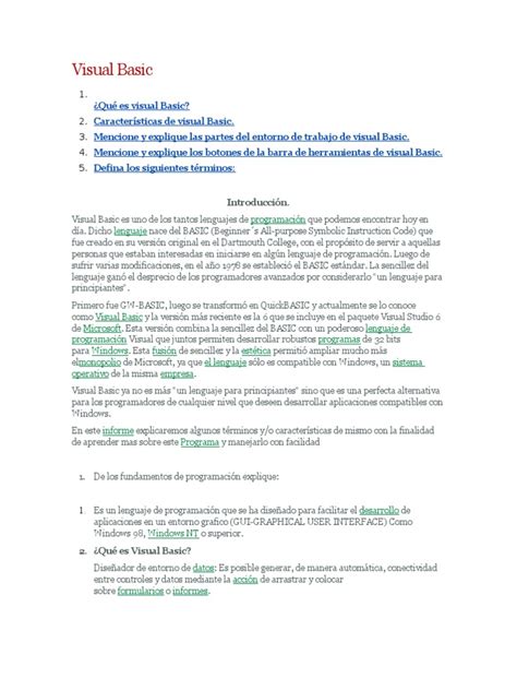 Pdf Componentes De Visual Basic 60 Dokumentips