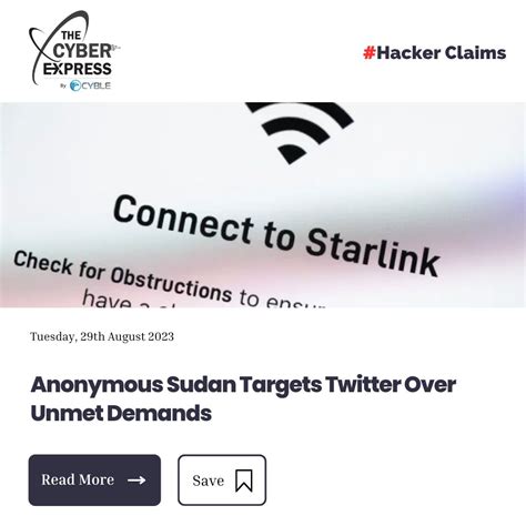 The Cyber Express On Linkedin Cybersecurity Anonymoussudan Digitalthreats Hackernews