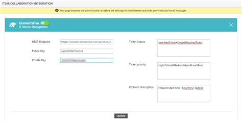 Step By Step Integration With ConnectWise EG Innovations