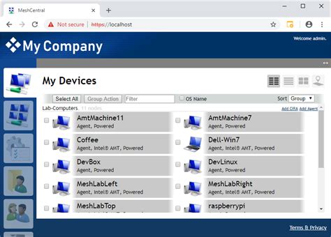 Customization Meshcentral Documentation