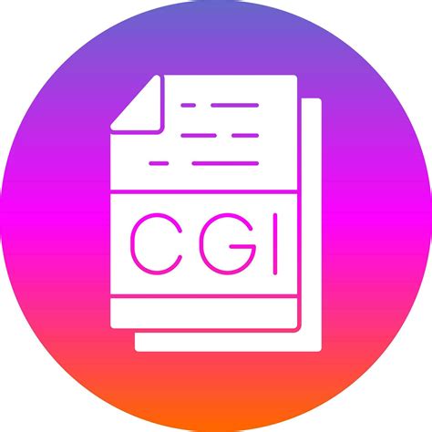 Cgi File Format Vector Icon Design 29419483 Vector Art At Vecteezy