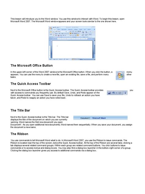 Lab 1 Ms Word Part 1 Pdf Window Computing Microsoft Word