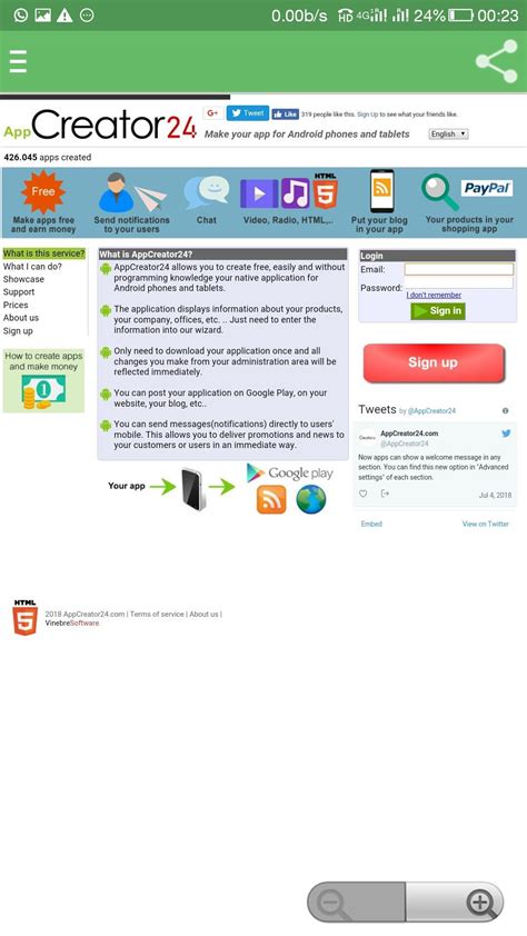 app creator apk for android download