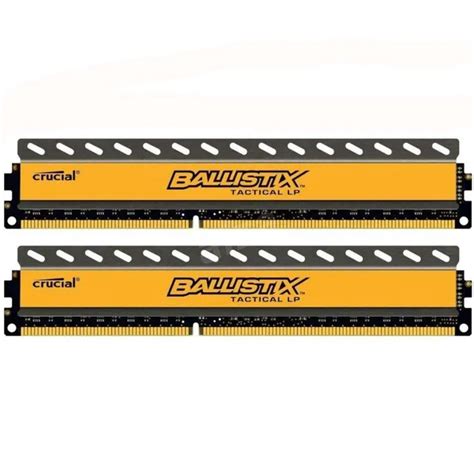 رم دسکتاپ Ddr3 دو کاناله 1600 مگاهرتز Cl8 کروشیال مدل Ballistix Tactical Lp ظرفیت 8 گیگابایت