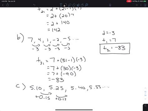List The First 10 Terms Of Each Of These Sequence