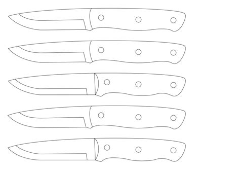 Bushcraft Knife Template