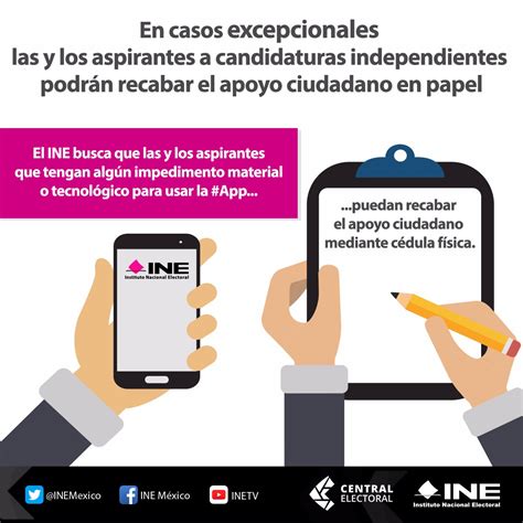 Aprueba Ine Que En Casos Excepcionales Los Aspirantes A Candidaturas