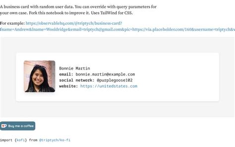 Business Card Andrew Wooldridge Observable