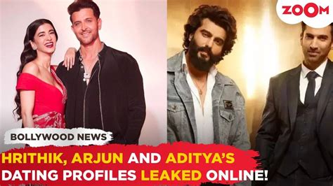 Arjun Kapoor And Aditya Roy Kapurs Dating Profiles Exposed Hrithik Roshans Profile Raises
