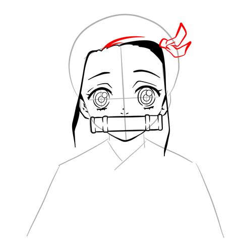 How To Draw Nezuko Kamado S Face SketchOk Demon Slayer Art