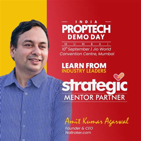 Proptech Startup Learning Amit Kumar Agarwal