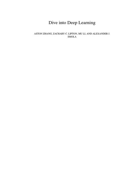 D2l En Pdf Regression Analysis Artificial Neural Network