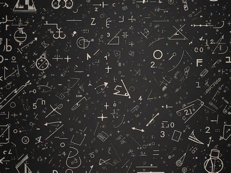 Physics In Patterns Scientific Vector Seamless Pattern With Physical Elements Premium AI