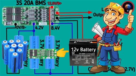 3s 20a Bms 12v Circuit Diagram Youtube