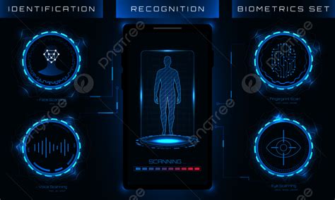 Biometric Identification Vector Hd Images Biometric Identification Personality Hud Face Vector