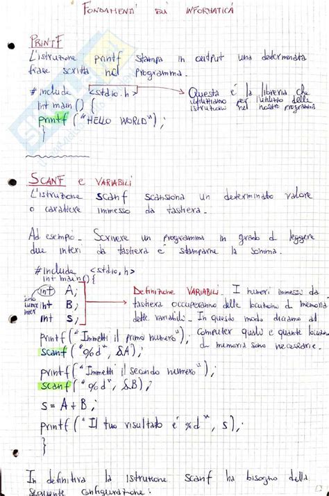 Fondamenti Di Informatica Teoria
