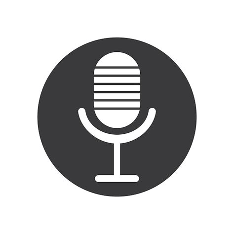 Premium Vector Microphone Icon