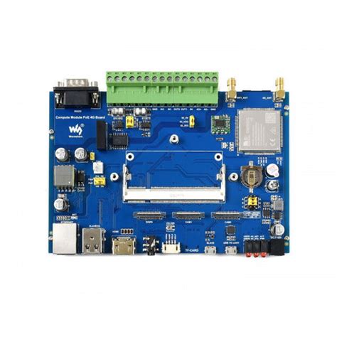 Compute Module Industrial Iot Base Board 4g Poe Feature For Raspbe