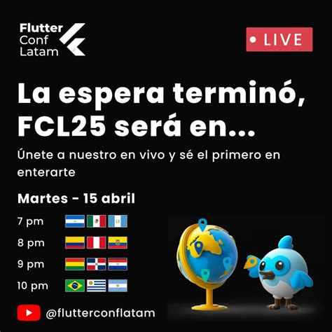 Flutter Flutteristas Flutterconflatam2025 Flutterconflatam25 Onlive… Flutterconf Latam