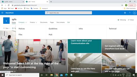 Spfx How To Customize Sharepoint Online Mega Menu Stack Overflow