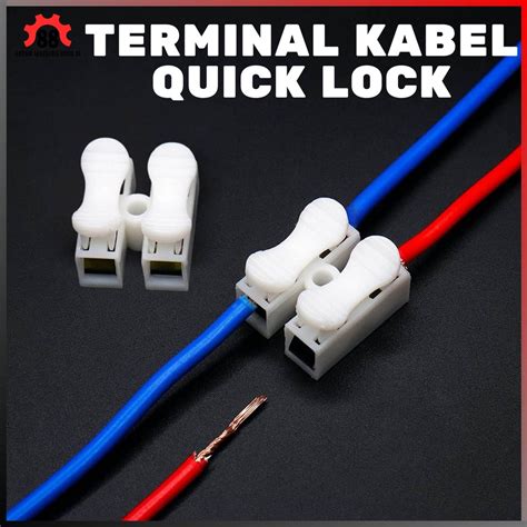 Jual Quick Connect Terminal Connector Sambungan Kabel Listrik 2 Pin Jepit Ch2 3 Wire Kabel Ch 2