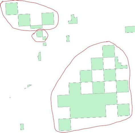 Arcgis Desktop Dissolve Polygons Group To Others With Touching Corners Geographic