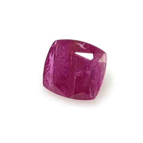 Ruby Cushion Cut Ruby 1 Carats Ruby Corundum Natural Ruby Etsy