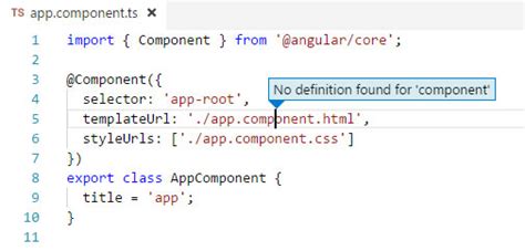 Go To Definition Of An Angular Components Templateurl Or Styleurl
