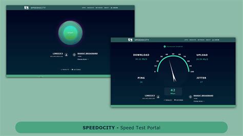 SPEEDOCITY Speed Test Portal Ui Ux Website Design On Behance