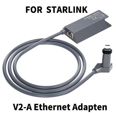 Starlink Ethernet Adapter V2 Satellite Internet V2 For Rectangle Dish Gen2 Satellite Internet