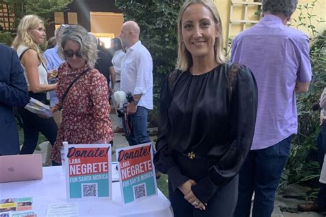 Lana Negrete Talks Santa Monica Problems And Solutions In Her Run For