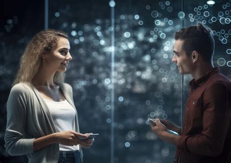 Premium Ai Image A Conceptual Visualization Of A Chatbot Conversation