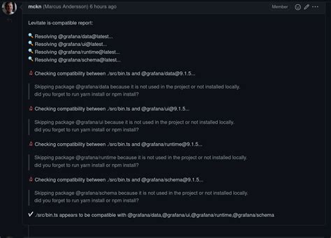 Improve Cli Report Output For Github Action · Issue 175 · Grafanalevitate · Github