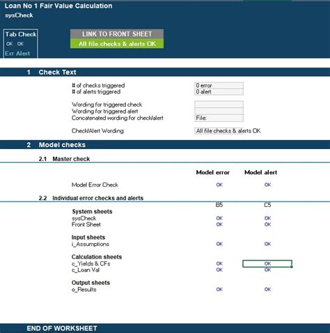 Debt Loan Fair Value Calculation Excel Template Eloquens