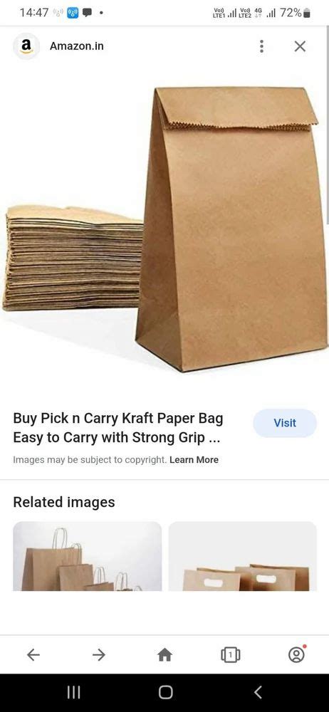 Brown Kfc Paper Bag For Packaging Capacity 2kg At ₹ 115kg In Nagpur