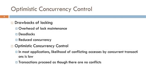 Ppt Concurrency Control In Transactions Locking And Optimistic Approaches Powerpoint