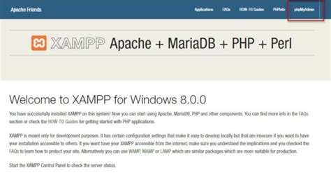 การติดตั้ง Xampp บน Windows