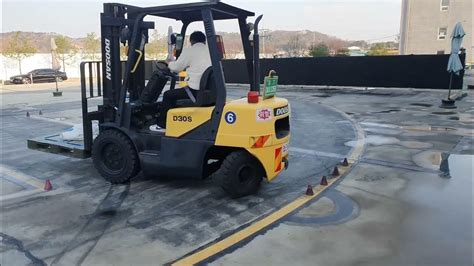 지게차운전기능사실기합격공식김포삼성중장비학원 Youtube