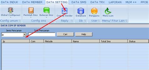 Data Setting Com Ip Sender Tutorial Software Pulsa Tiger Engine