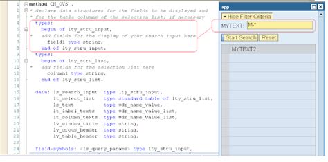 The Abap Ovs Search Help In Web Dynpro