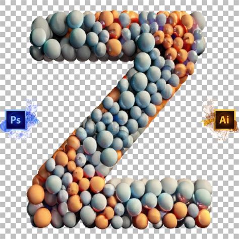 세련된 알파벳 문자 A부터 Z까지 고무공 문자 디자인 프리미엄 Psd 파일 세련된 알파벳 문자 A부터 Z까지 고무공 문자 디자인 프리미엄 Psd 파일